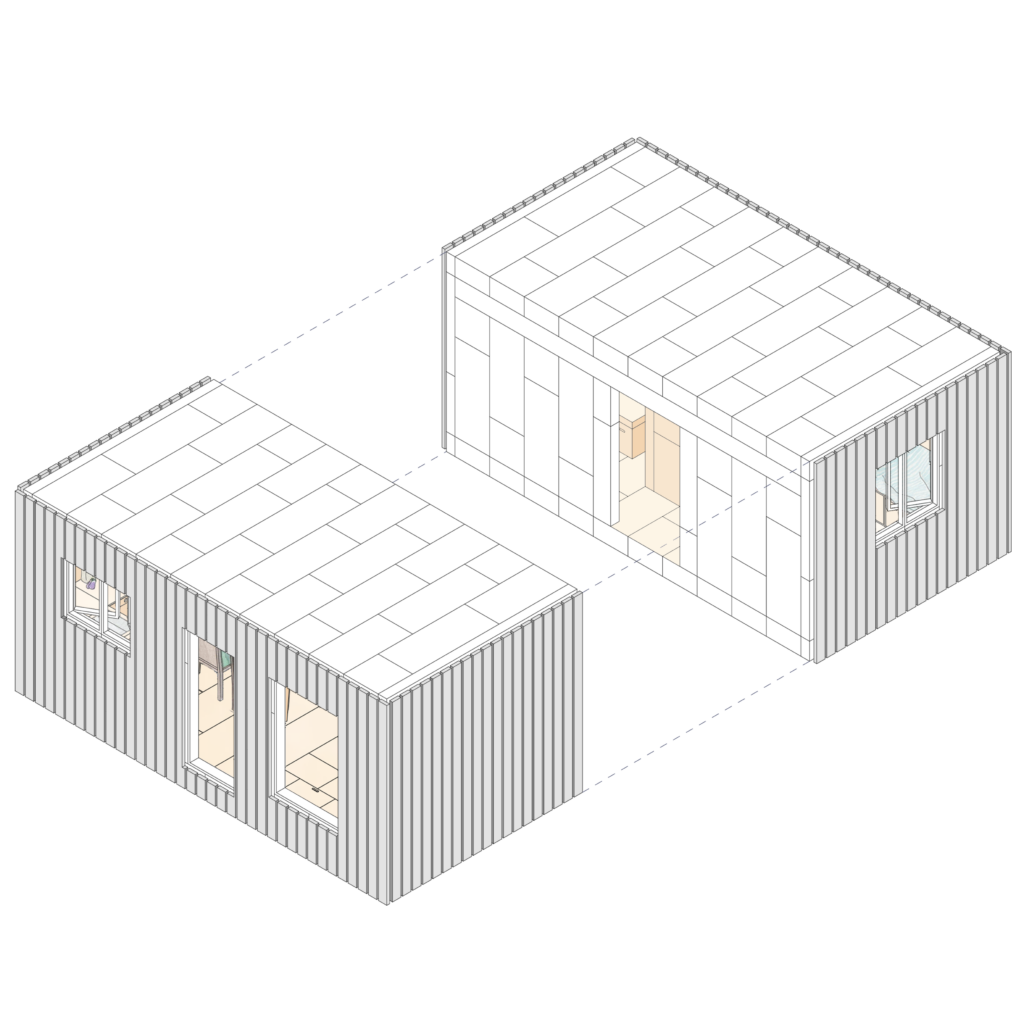 U-Build by Studio Bark is a revolutionary self-build flat pack system